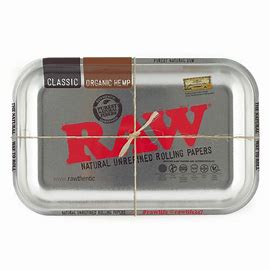 RAW Tray Small (Steel Chrome) - Durable and Stylish Rolling.........